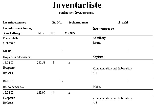 Inventarverwaltung Software